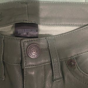 True Religion | Pants & Jumpsuits | True Religion Genuine Leather Pants ...